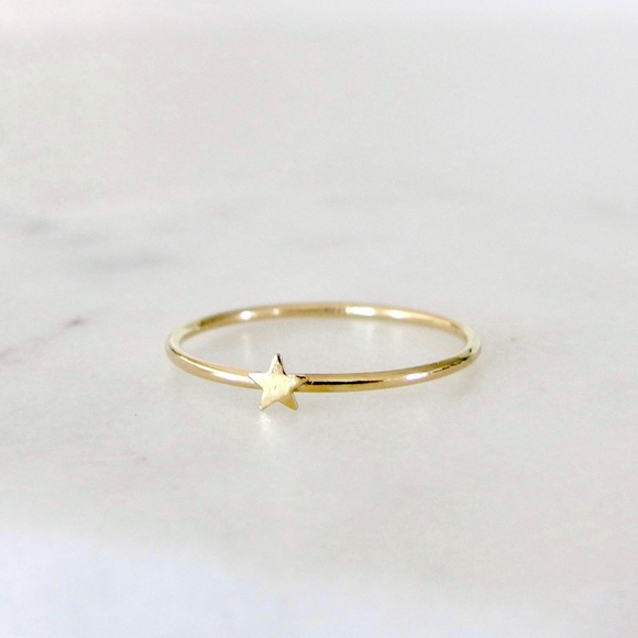 instant crush jewelry | Jewelry | Tiny Star Stacking Ring 4k Gold ...